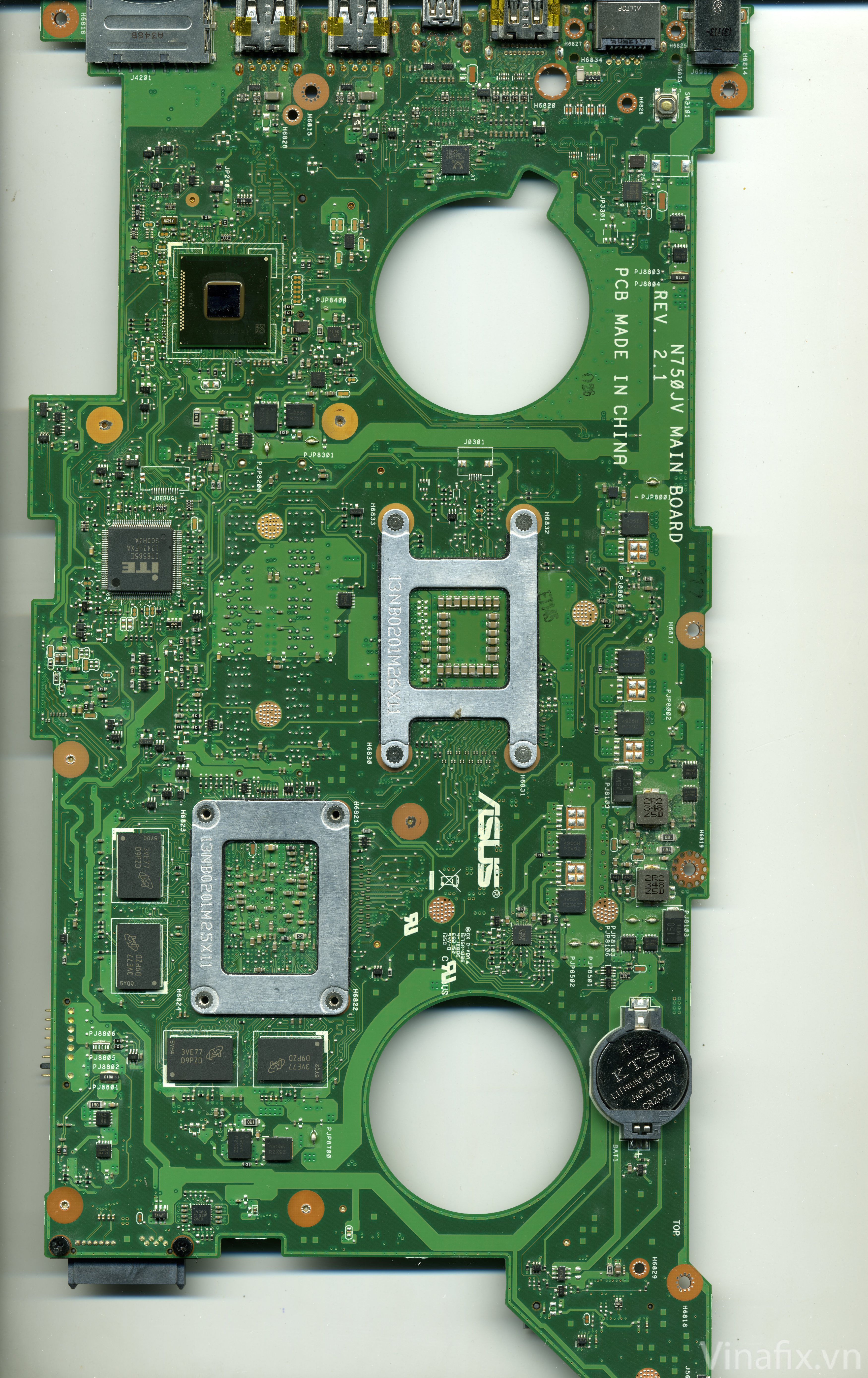 Asus N750JV Rev 2.1 | Vinafix.com