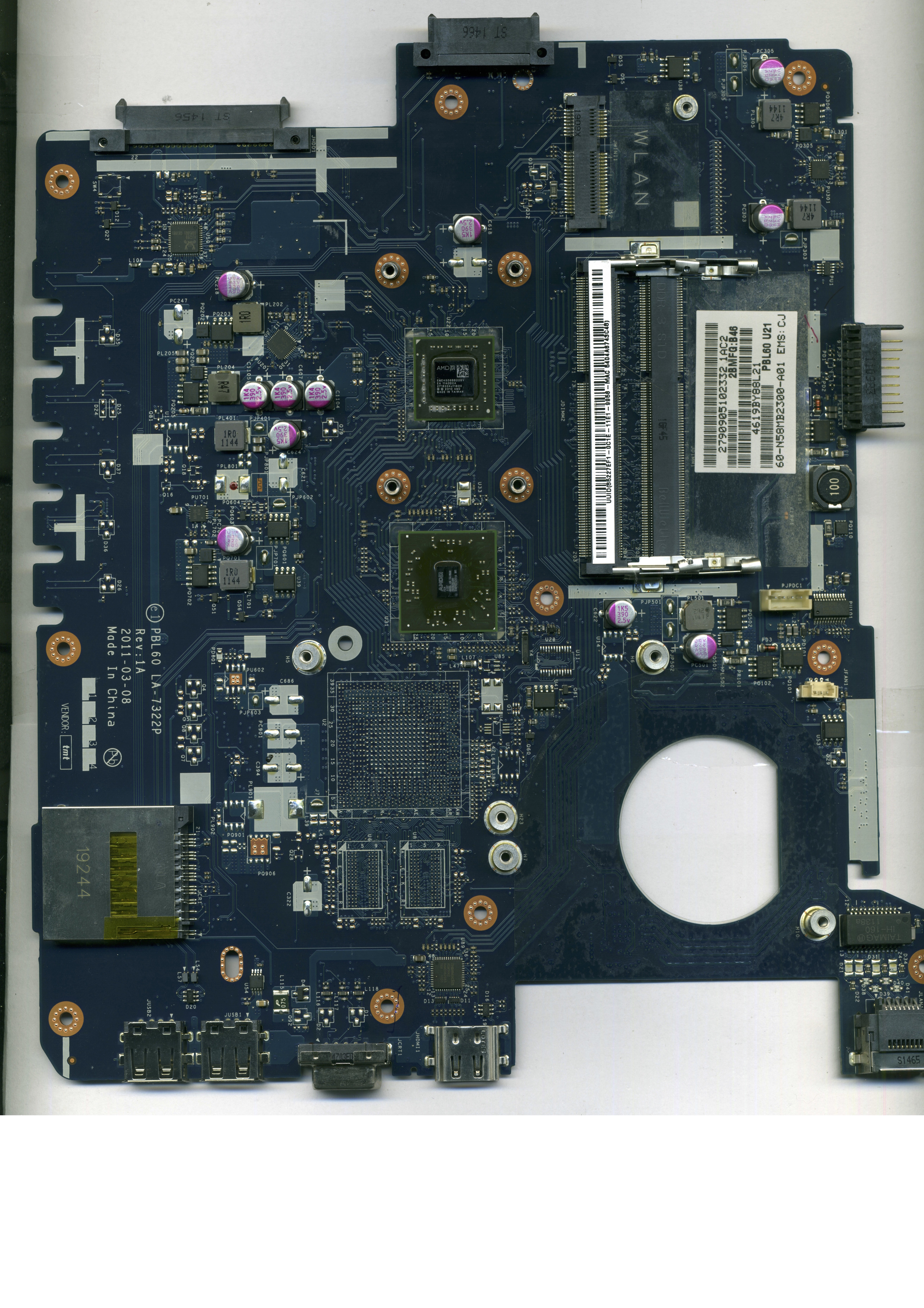 ASUS X53U (MB LA-7322P) 1 | Vinafix.com