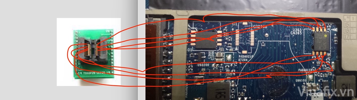 Connect Chip Bios BGA | Vinafix.com