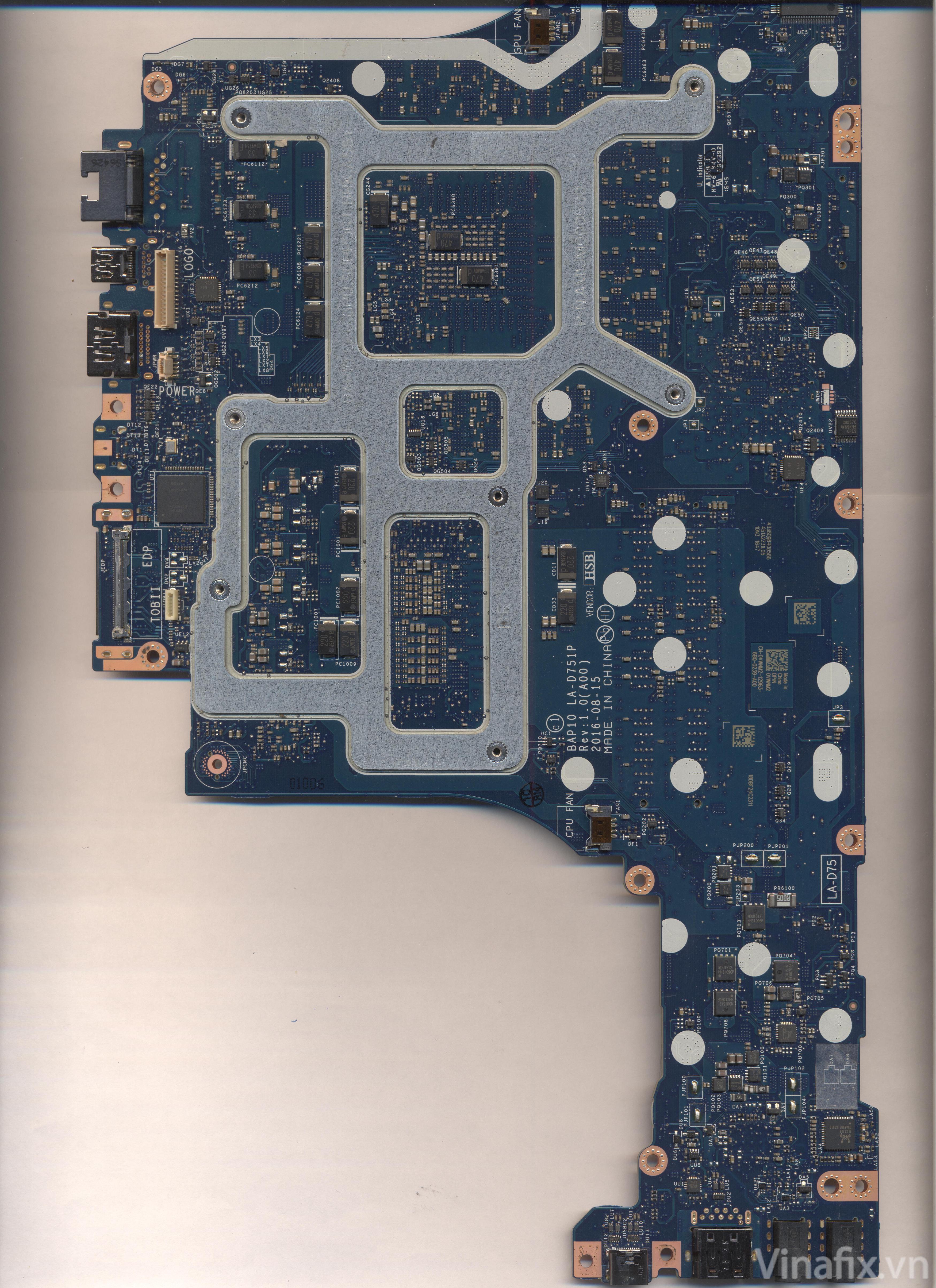 Dell Alienware P31E BAP10 LA-D751P Rev 1.0(A00) | Vinafix.com