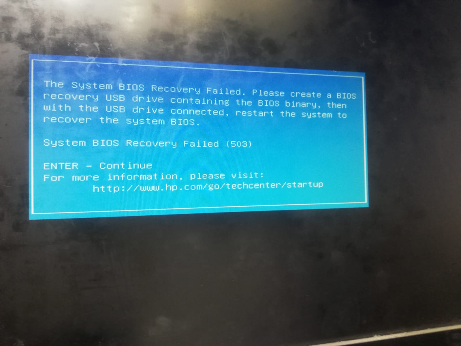 hp 290 g4 error.jpeg | Vinafix.com