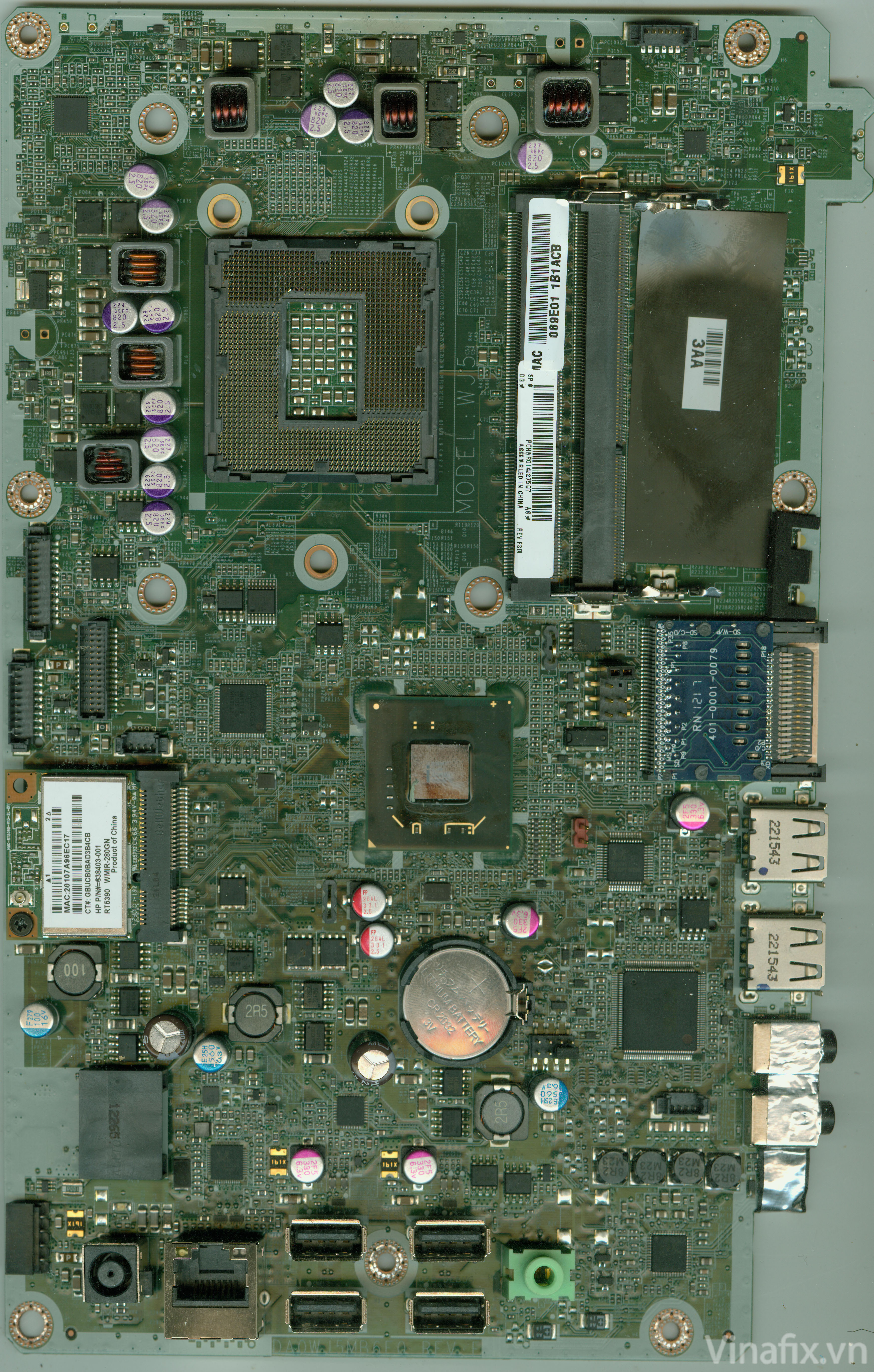 HP Pro 3420 AIO - Quanta WJ5 (Leon) | Vinafix.com