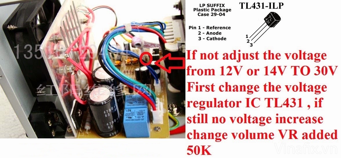 If Not Adjust The Voltage From 12v Or 14v To 30v | Vinafix.com