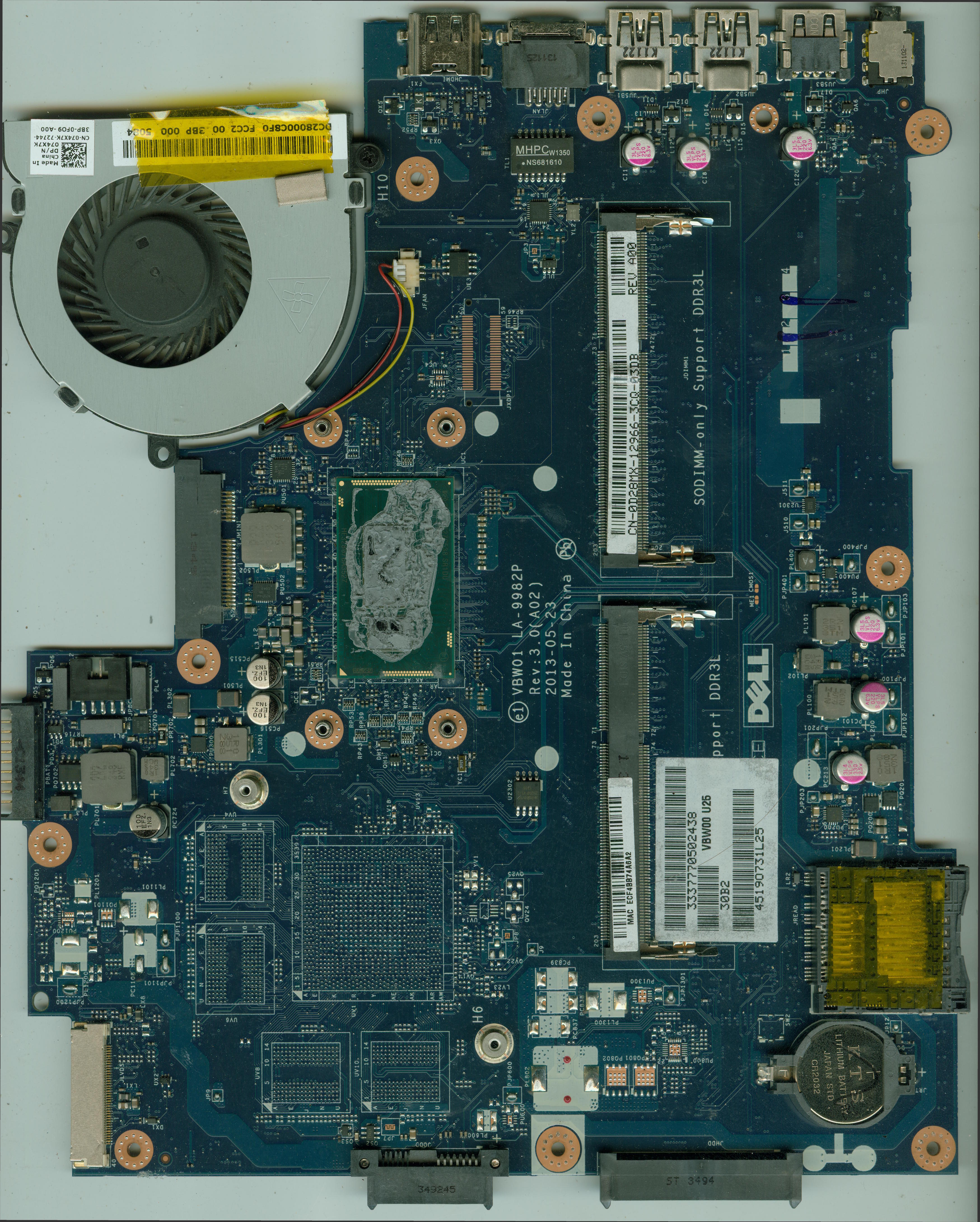 Inspiron 3537 - Compal VBW01 LA-9982P 001 | Vinafix.com