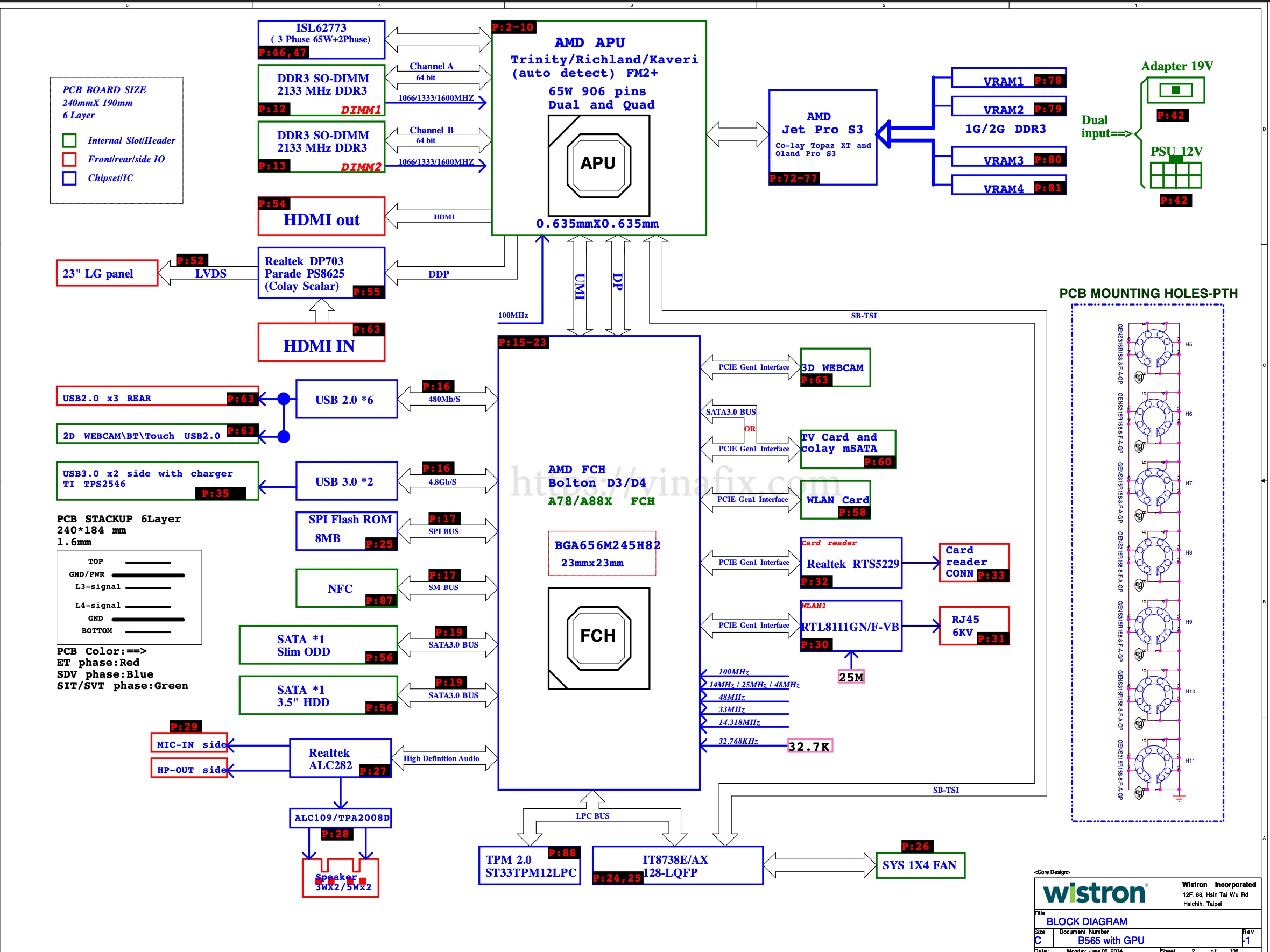 Lenovo B50-35 AIO - Wistron B565 - 13123-1.jpg | Vinafix.com