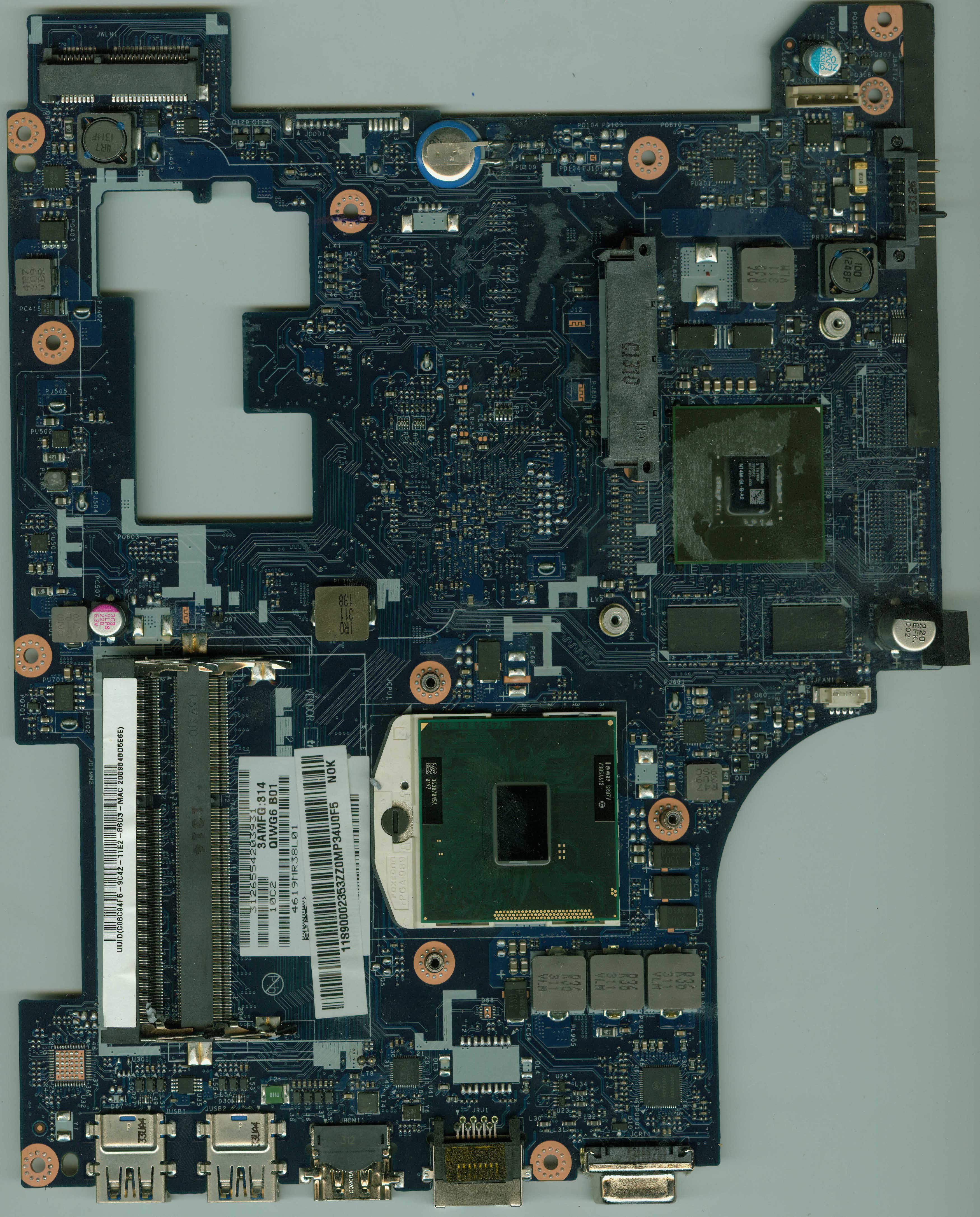 Lenovo G580 Compal QIWG6 LA-7988P 001 | Vinafix.com
