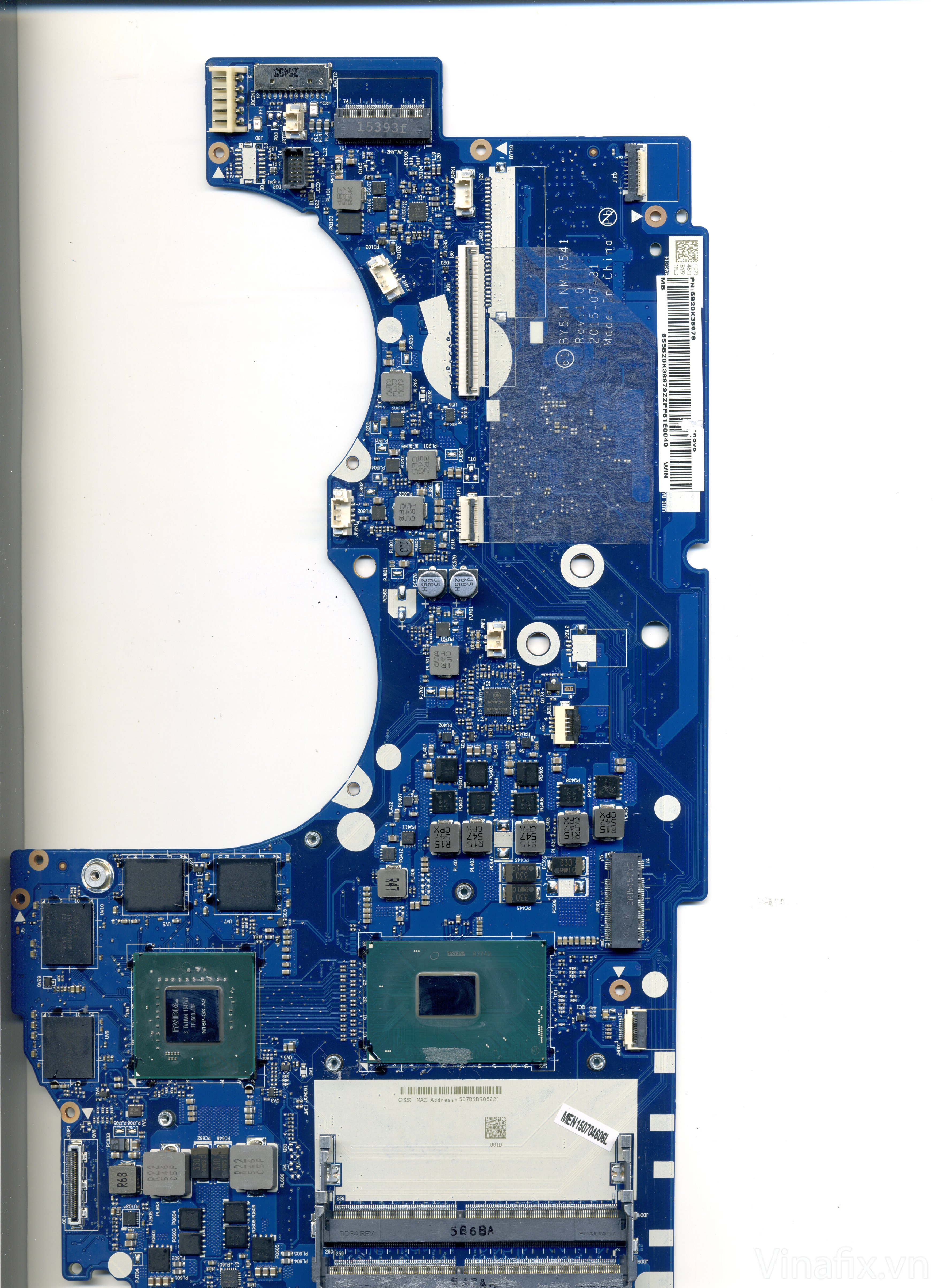 Lenovo IdeaPad Y700 Touch-15ISK (Compal BY511 NM-A541 Rev 1.0) | Vinafix.com