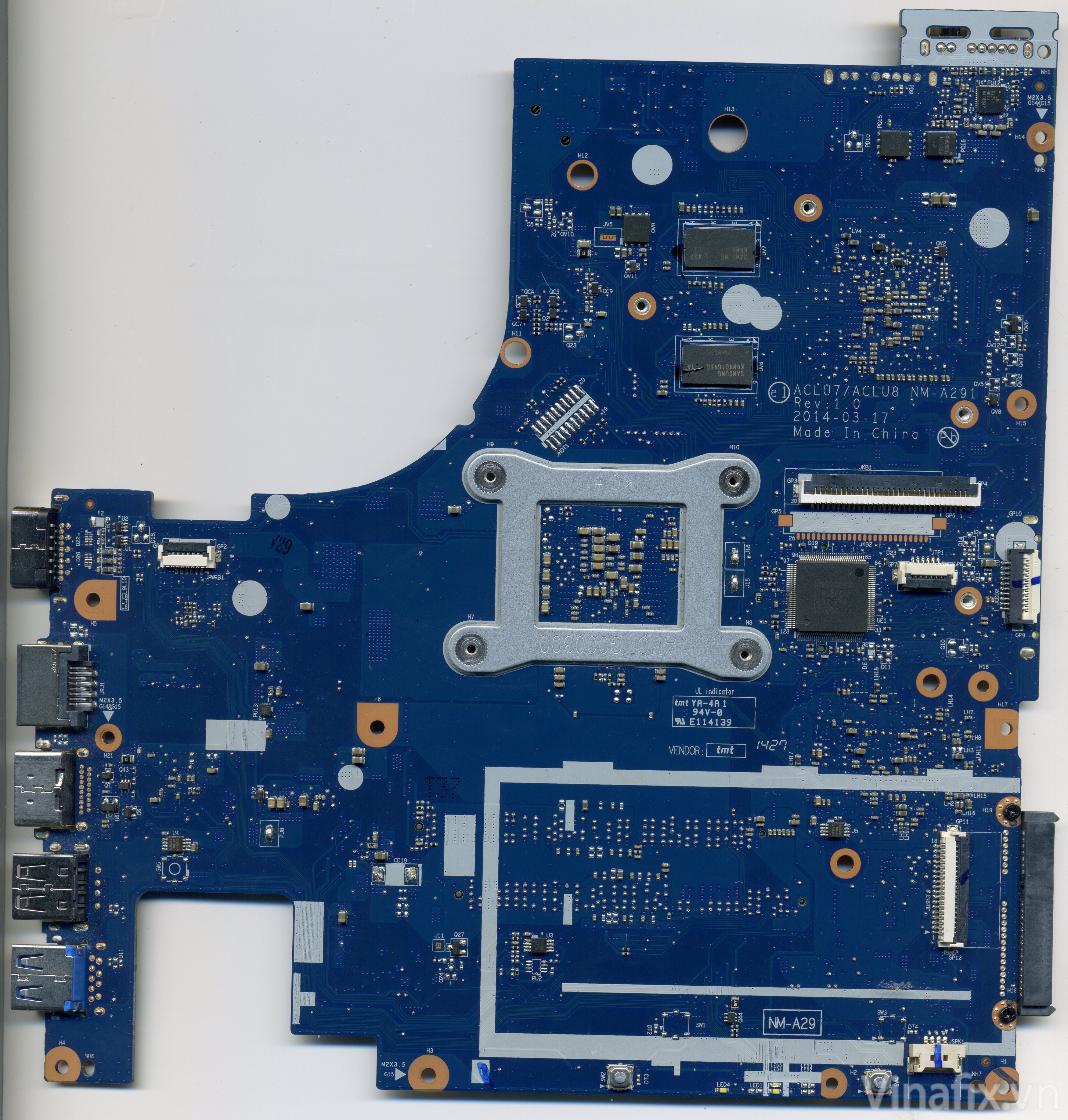 Lenovo Z50-75 (80EC) (Compal ACLU7/ACLU8 NM-A291 Rev 1.0) | Vinafix.com