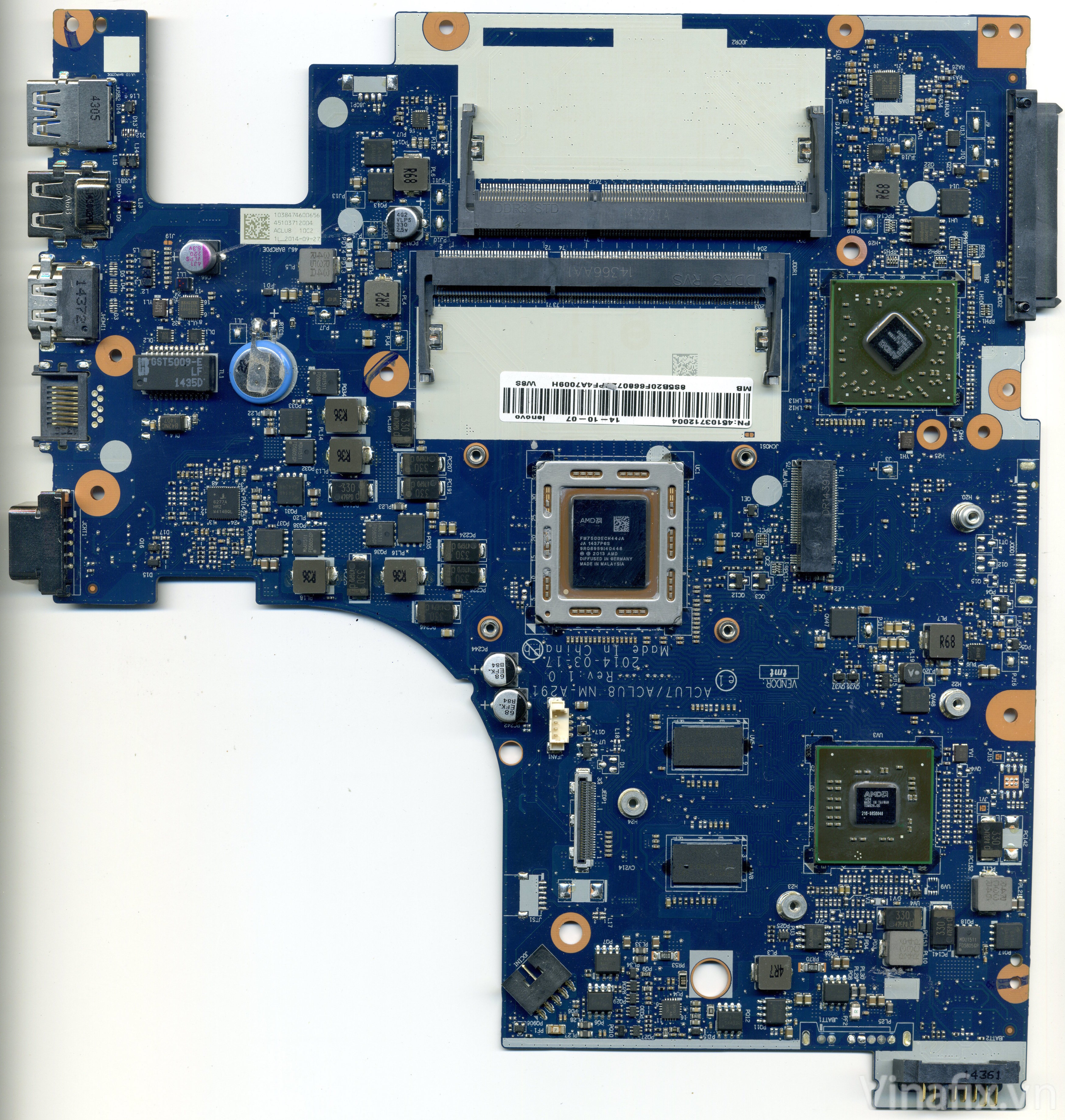 Lenovo Z50-75 (80EC) (Compal ACLU7/ACLU8 NM-A291 rev 1.0) | Vinafix.com