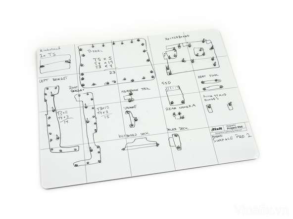 Microsoft Surface Windows 8 Pro 2 tablet dissembly | Vinafix.com