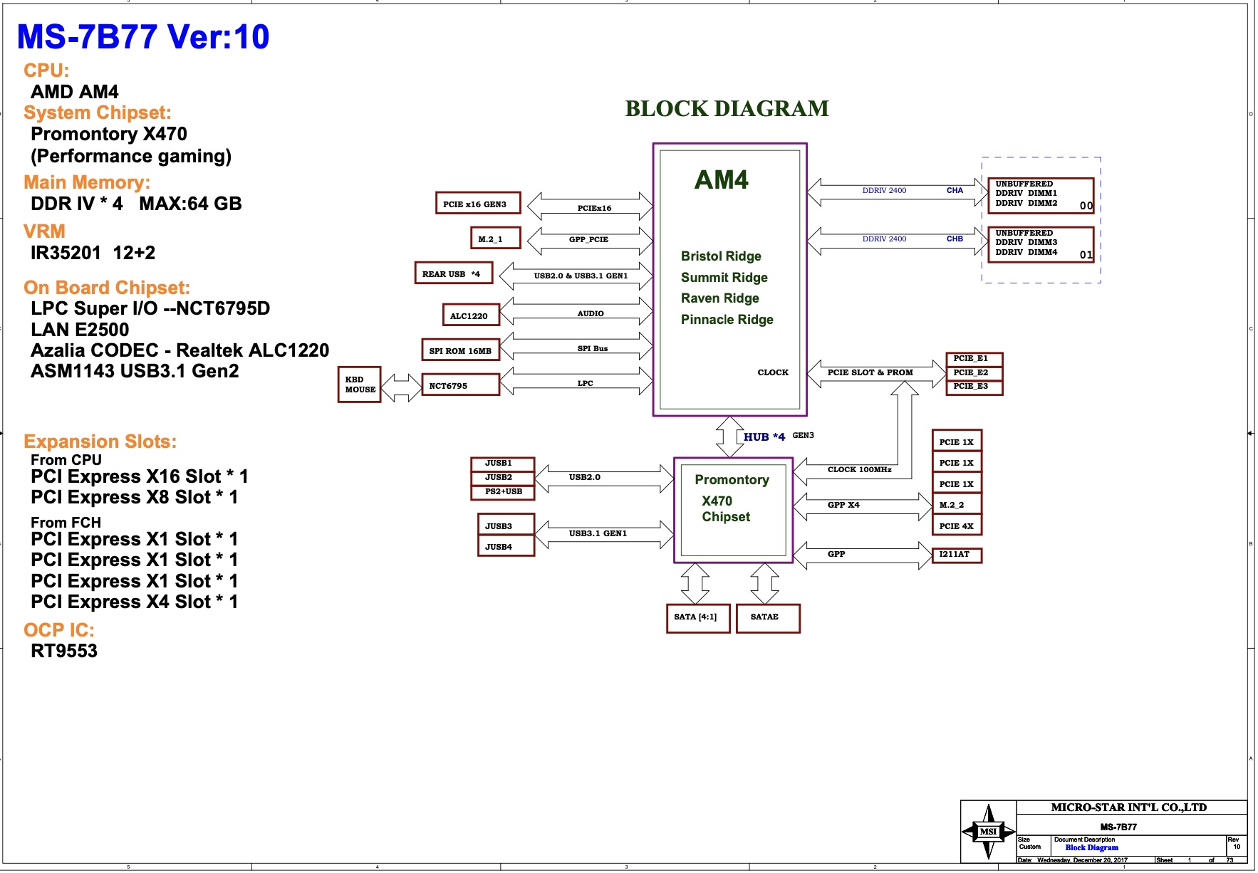 MS-7B77 Schematics.jpg | Vinafix.com