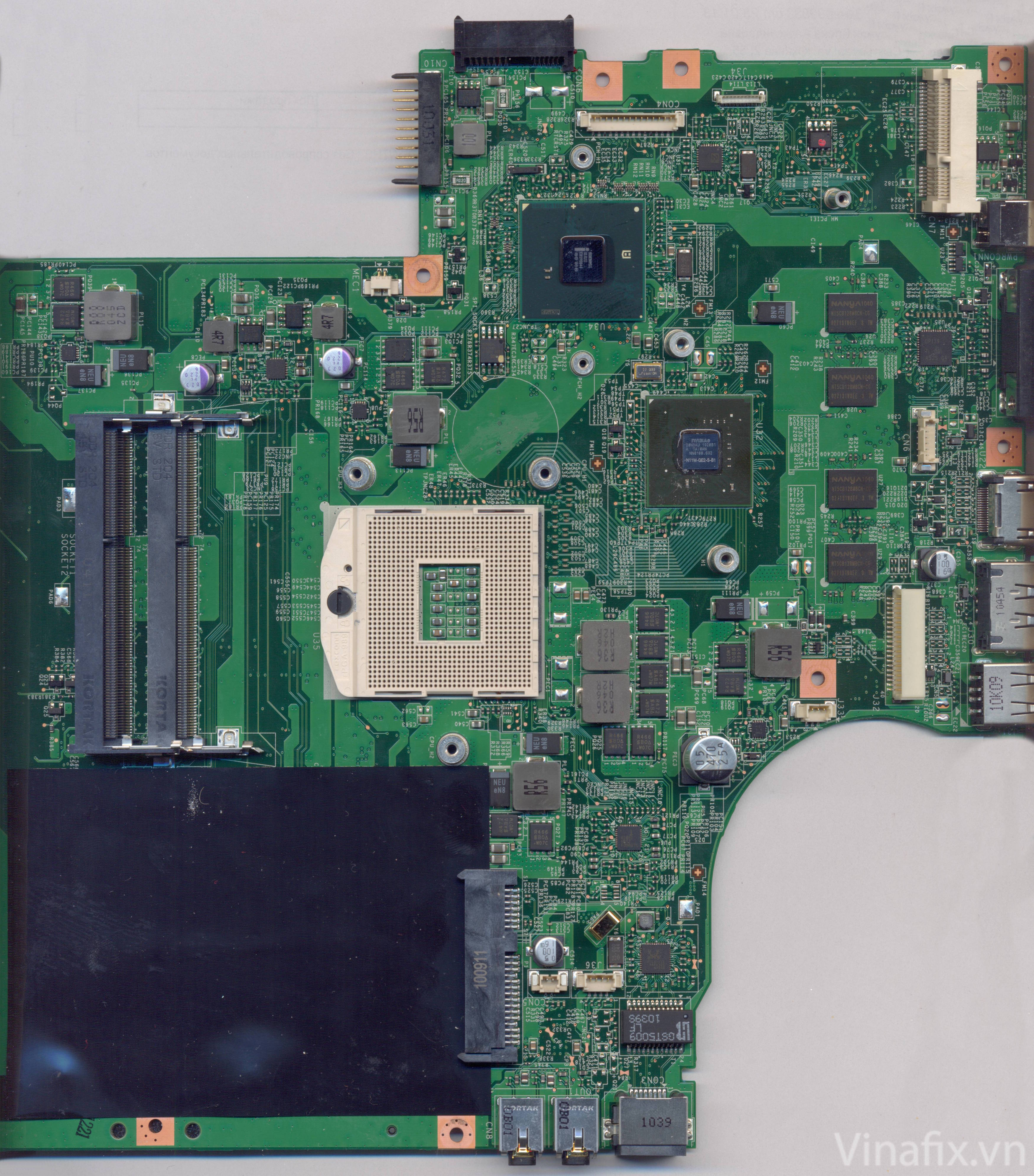 MSI CX623 MS-168A1 Rev: 1.0 | Vinafix.com