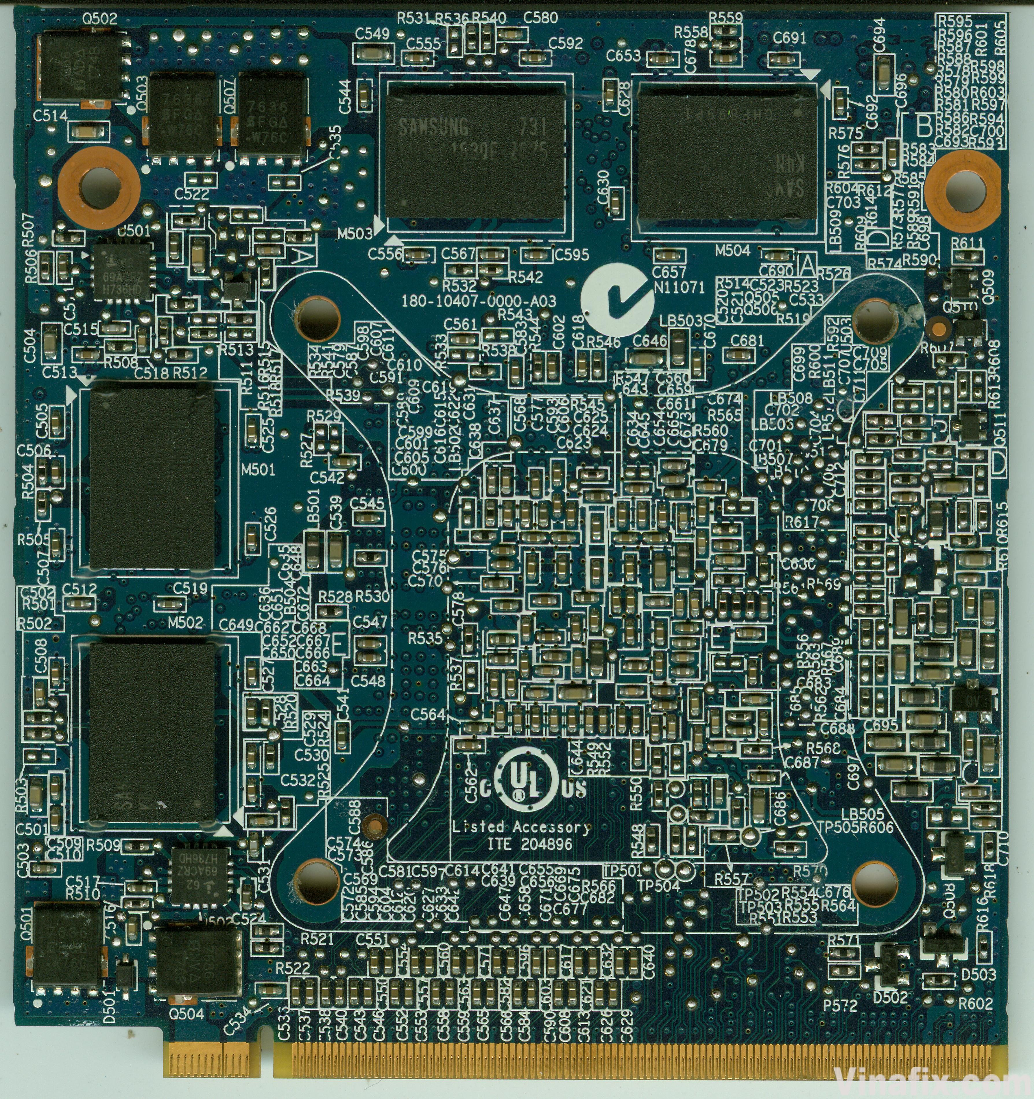 Nvidia P407 - ICW50 LS-3581P Rev 1.0 - Acer Aspire 7520G - Gpu_G86-770 ...