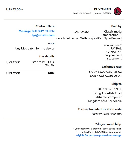 PayPal Transaction.jpg | Vinafix.com