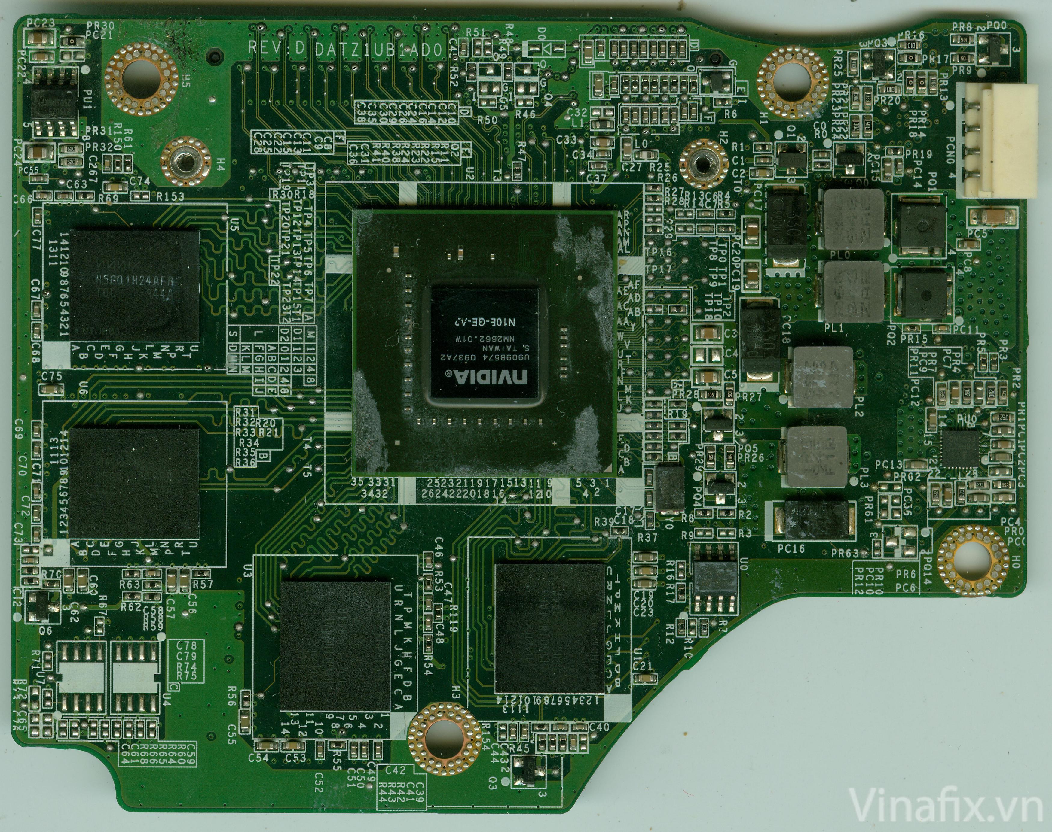 Toshiba Qosmio X500-110 - Quanta TZ1C - DATZ1CMB8F0 REV. F DATZ1UB1AD0 Rev. D N10E-GE-A2 Board ...